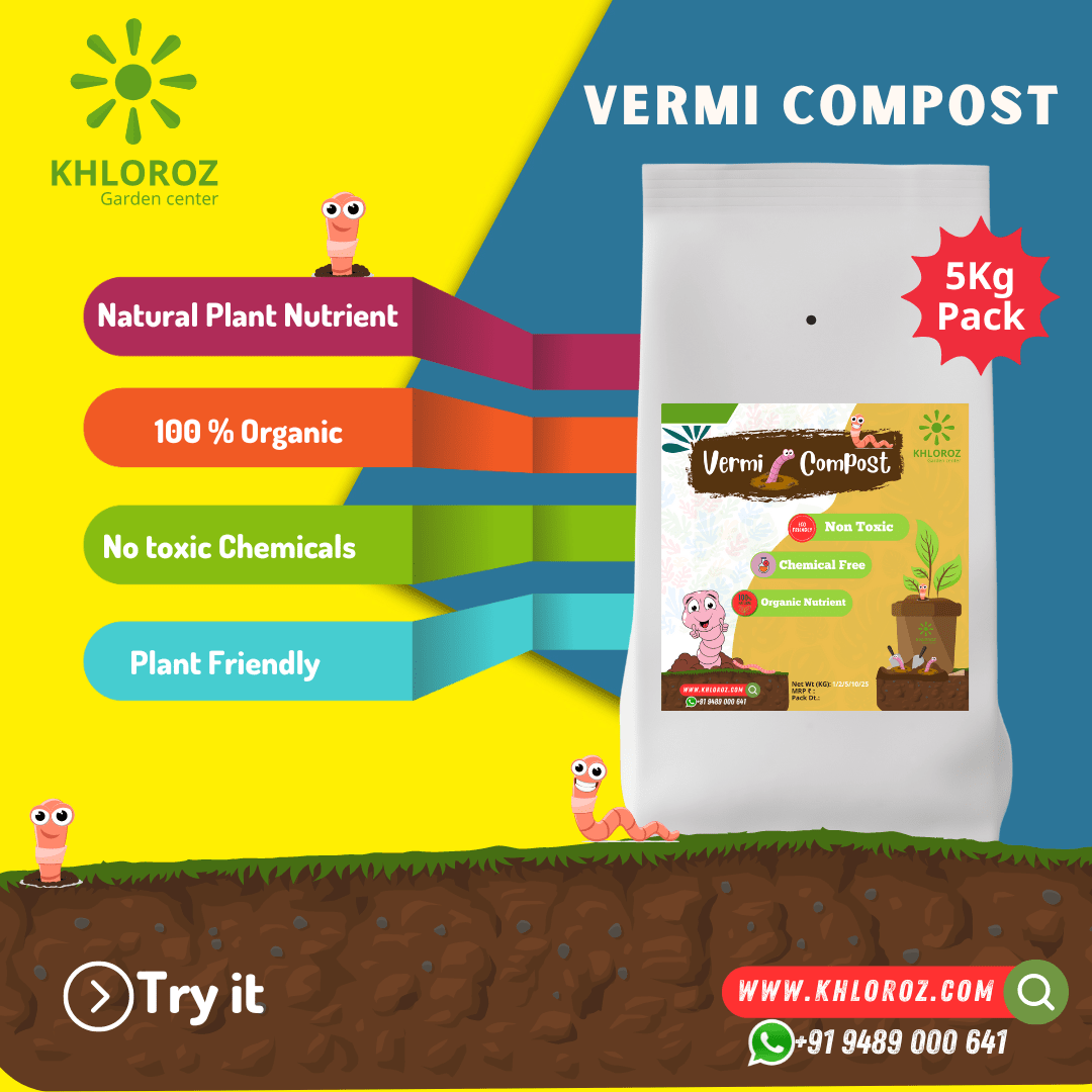 Vermicompost for Gardening | Organic Natural | Best Quality | 1Kg pack ...