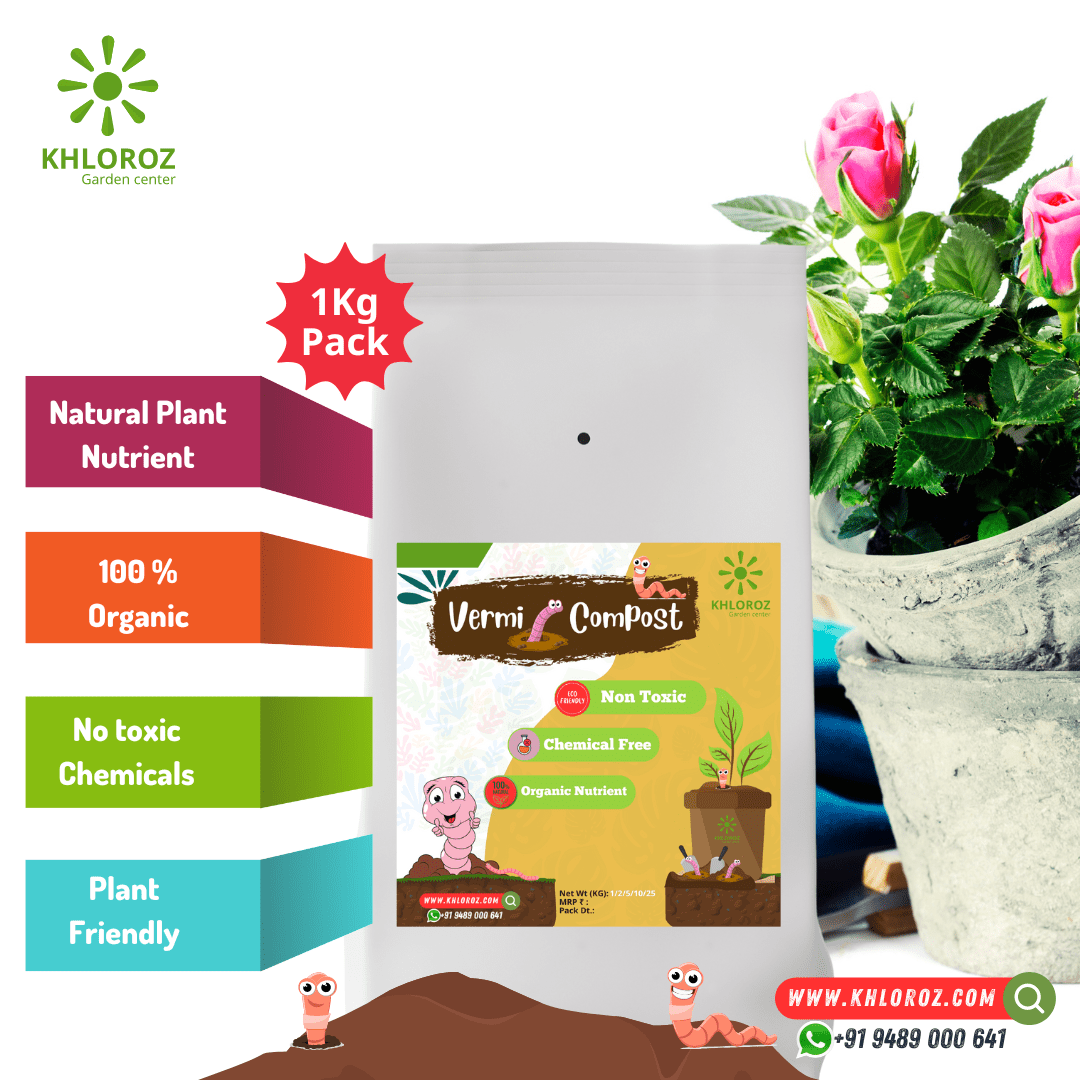 Khloroz Vermi Compost – 1Kg Pack – khloroz